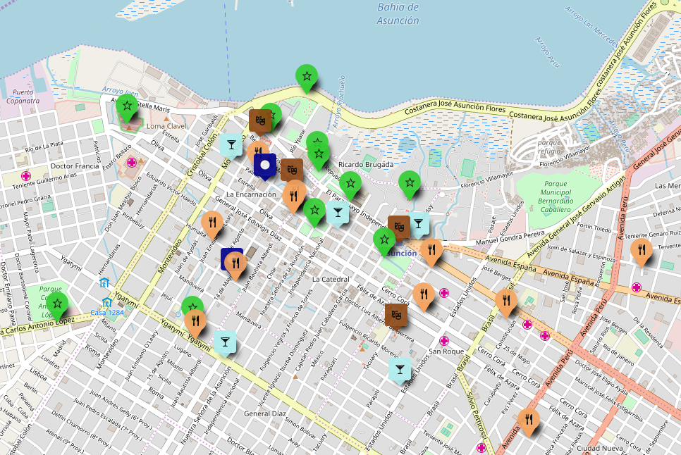 Mapa socioturístico de Asunción – in vinum, veritas